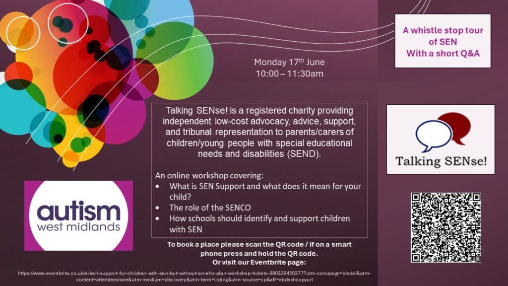 SEN Support for children with SEN but without an EHC plan Workshop ...